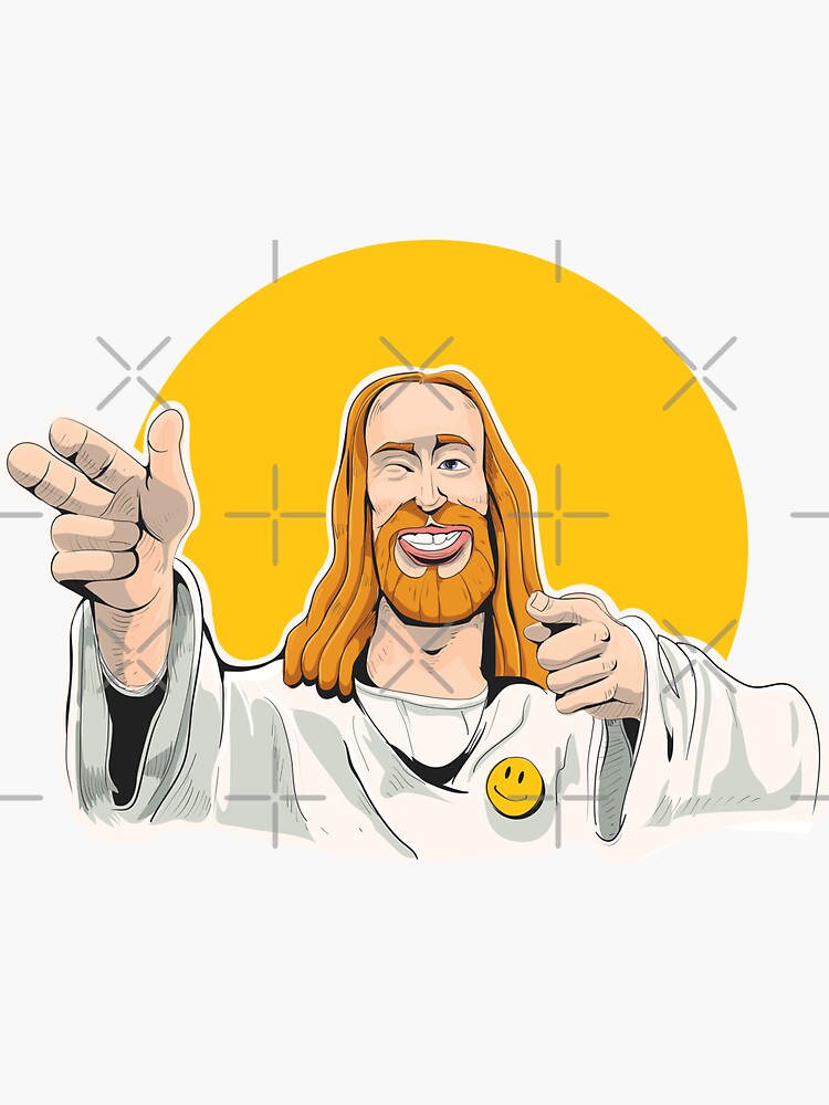 "Trigger Finger ( Jesus is Cool edit )" Sticker for Sale by st7001 ...