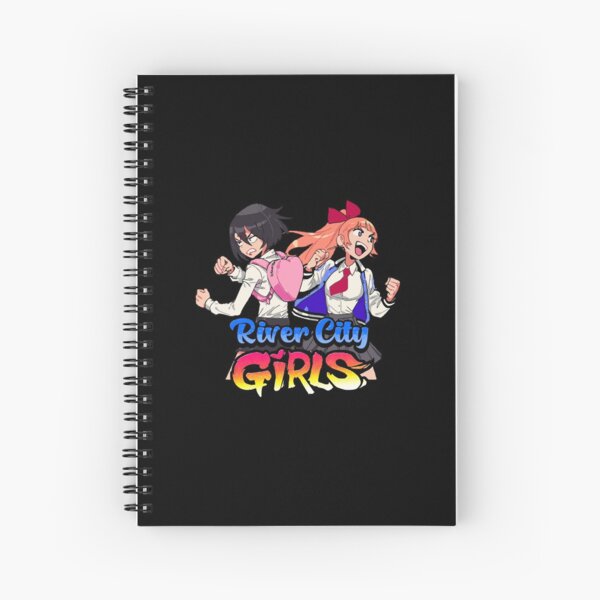 "River City Girls: Misako and Kyoko w/ Logo " Spiral Notebook for Sale ...