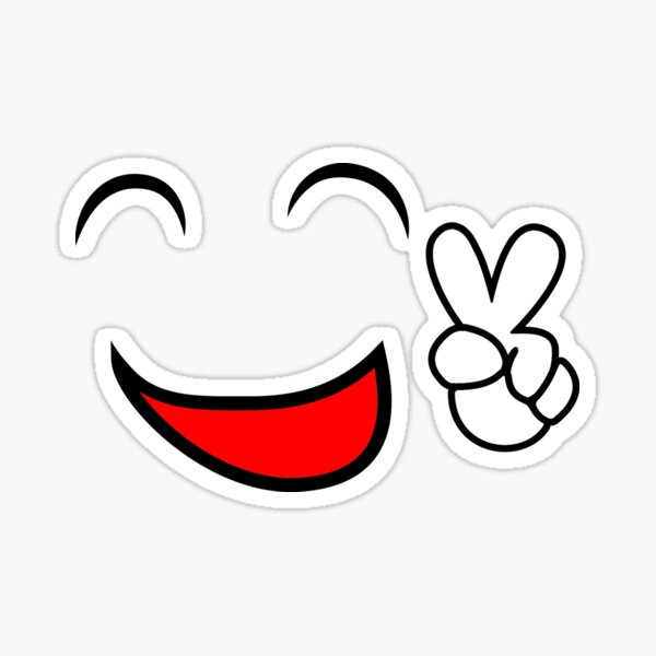 "Smile Face Sticker" Sticker by whysosweet | Redbubble