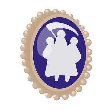 "Agatha Harkness’ Brooch" Sticker for Sale by cowbpy-art | Redbubble