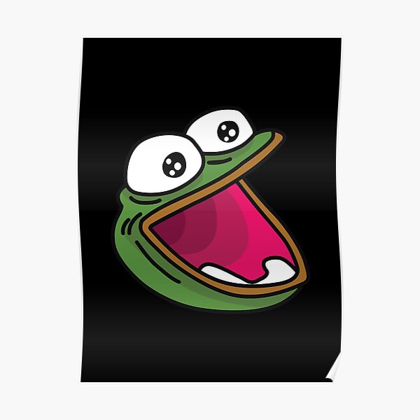 "FeelsAmazingMan Emote High Quality" Poster by SimplyNewDesign | Redbubble