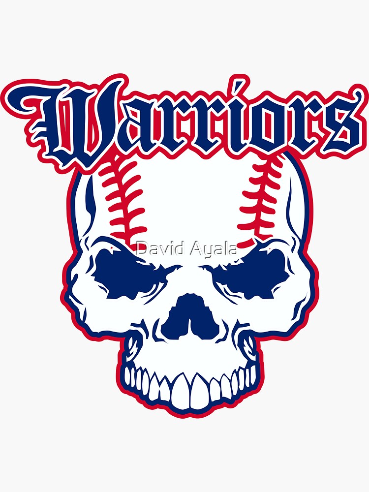 "Warriors Baseball Logo" Sticker by DavidAyala | Redbubble
