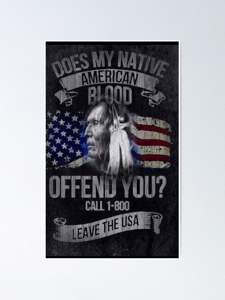 "Native Blood" Poster by reynanana | Redbubble