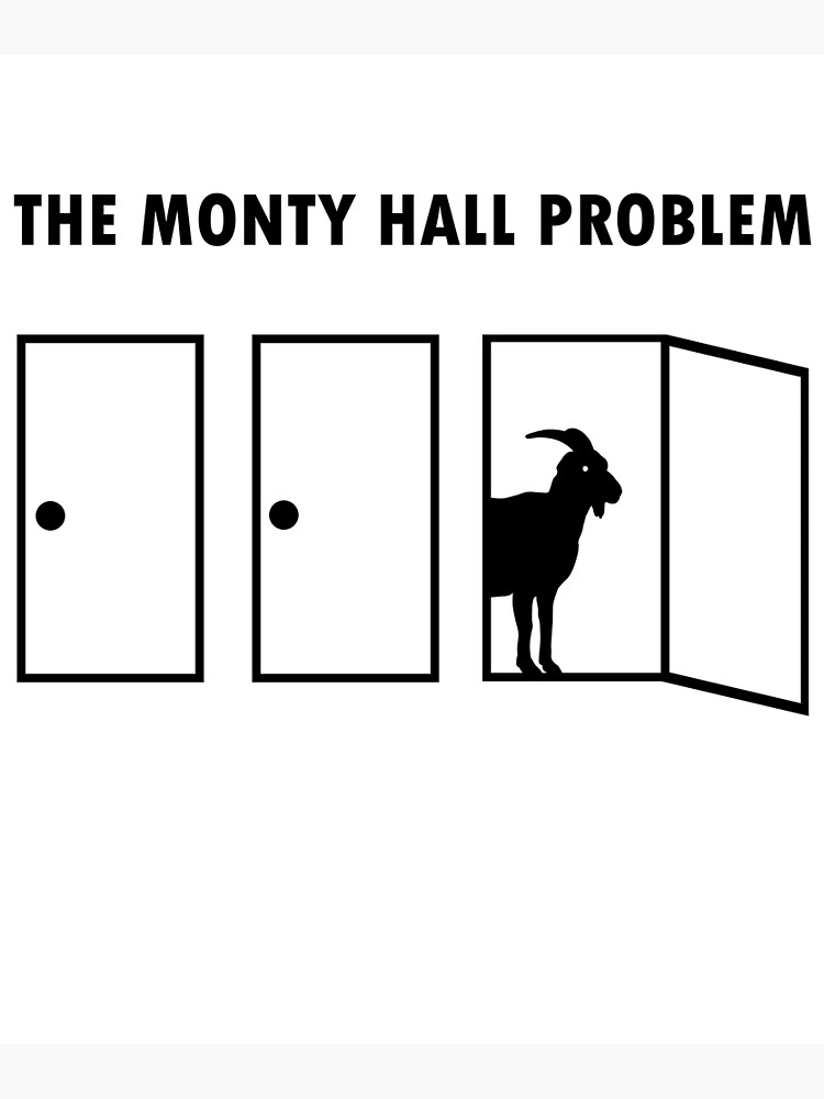 "Monty Hall Mathematician Gift Math Teacher Nerd" Poster by LeMuesch ...