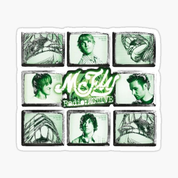 "MCFLY" Sticker by lewonharagiri | Redbubble