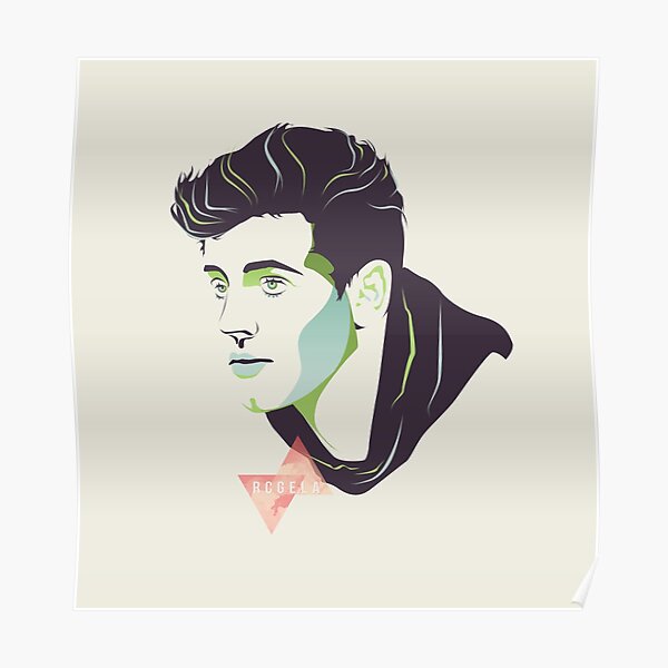 "Jack Gilinsky Vector Art" Poster for Sale by rcgela | Redbubble