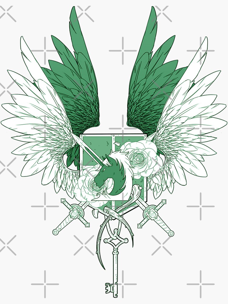 "Aot Logo" Sticker for Sale by Raitoseji | Redbubble