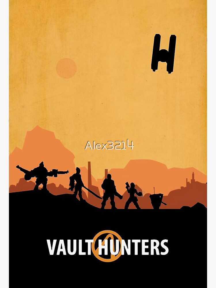 "Borderlands - Vault Hunters Desert Character Design" Poster for Sale ...