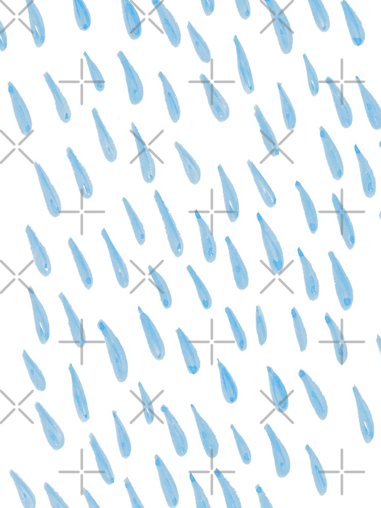 "Watercolor Rain Weather Paint" Sticker by Printszilla | Redbubble