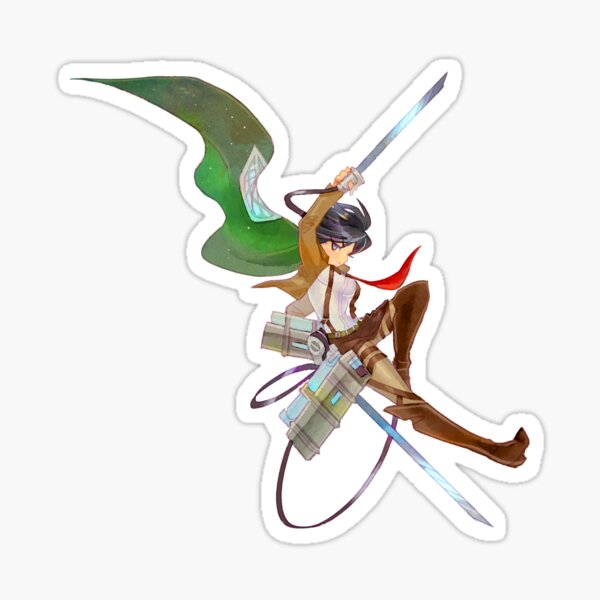 "mikasa" Sticker for Sale by botjira | Redbubble