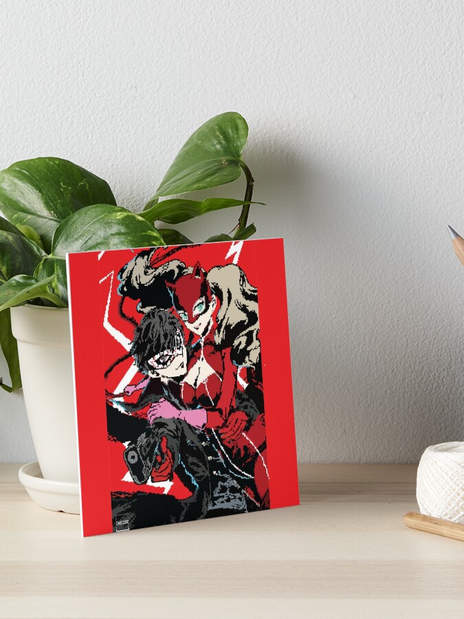 "Persona 5 pixel" Art Board Print for Sale by InsidePixel | Redbubble