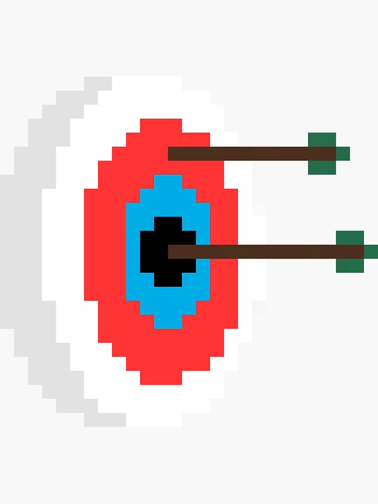 "Pixel Archery" Sticker by PixelBayArea | Redbubble