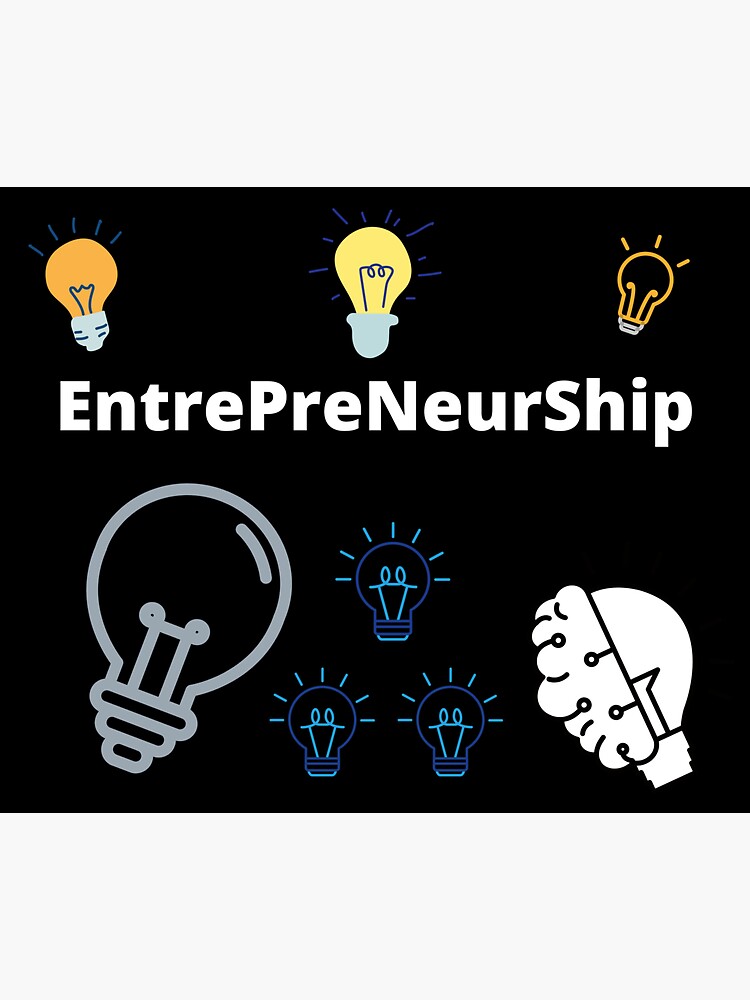 "Entrepreneurship lightbulb design" Sticker for Sale by Vermistis ...