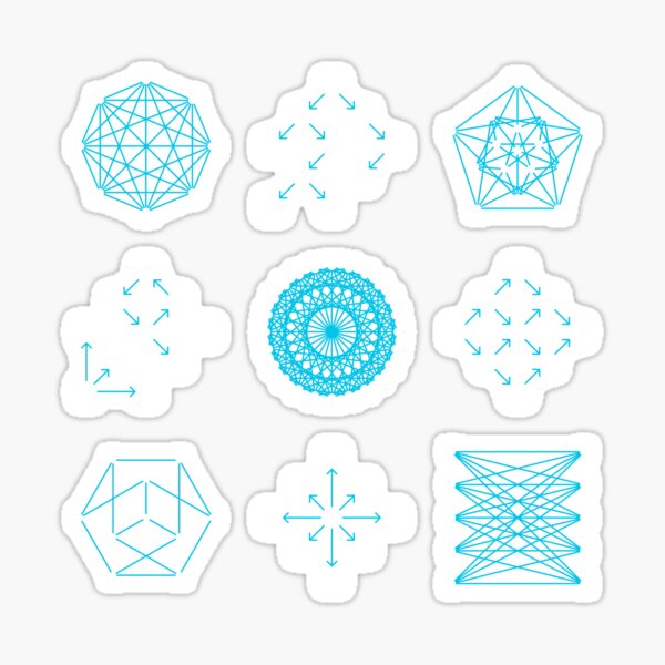 "Graph Theory - Graphs" Sticker by Mechashadow | Redbubble