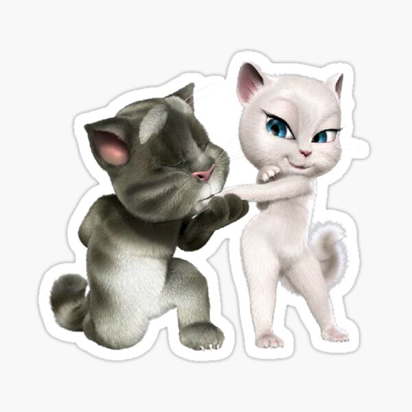 Talking Tom Stickers | Redbubble