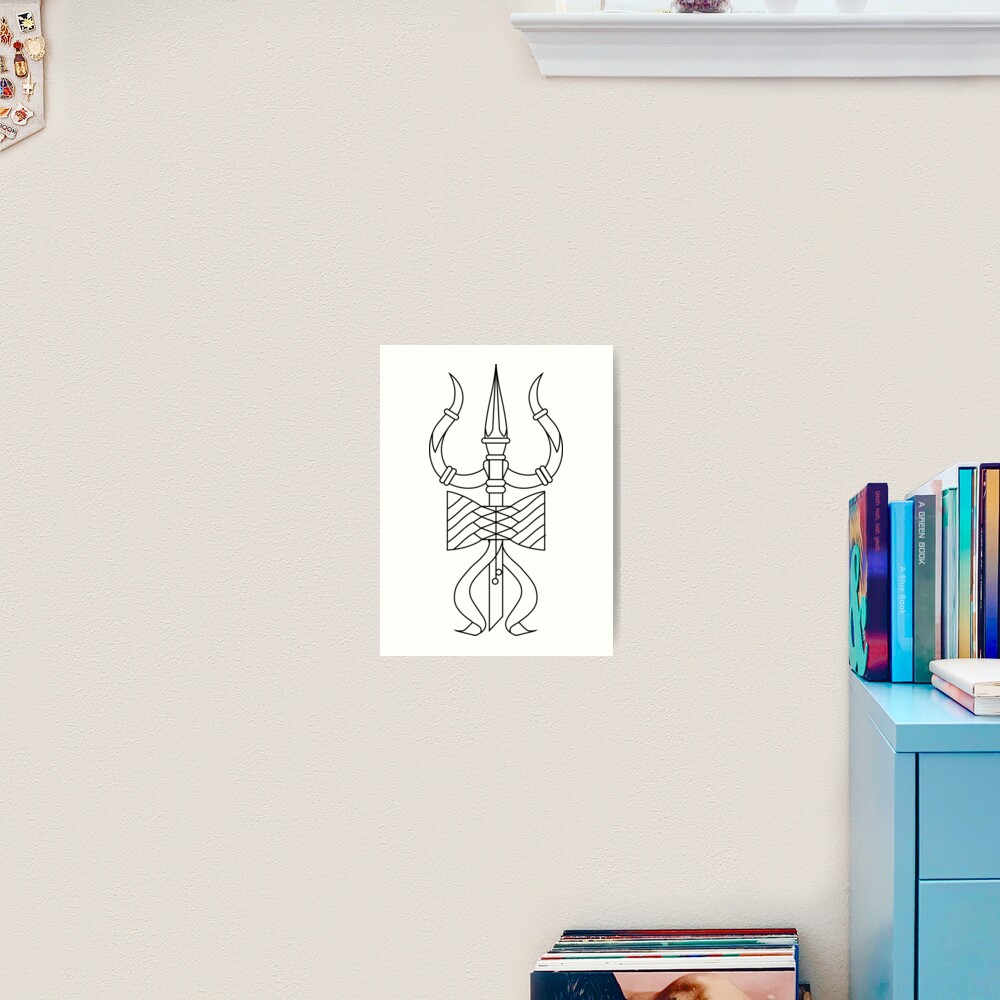 "Trishul" Art Print by RaaVeeDesign | Redbubble