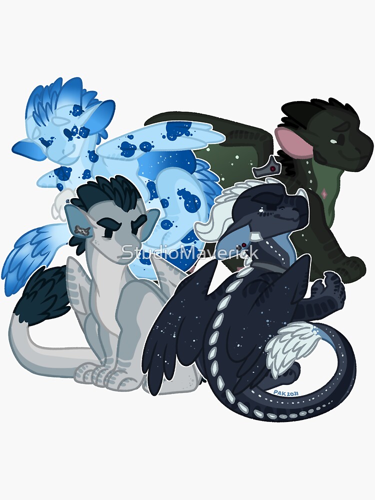 "Family Dysfunction - WOF Wings of Fire" Sticker for Sale by ...