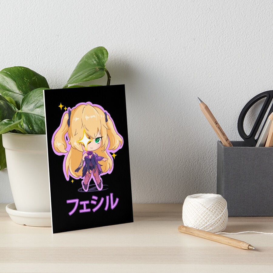 "Genshin Impact Fischl chibi" Art Board Print by HekoRGB | Redbubble