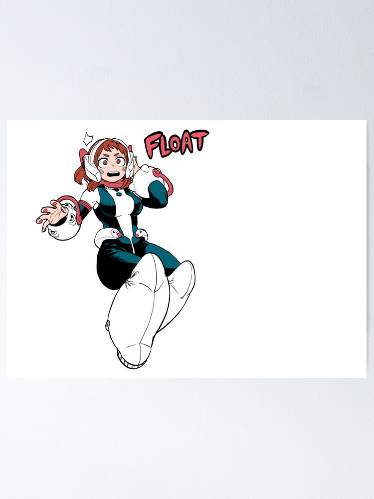 "My Hero Academia Uravity Ochaco Uraraka Float Full Colour" Poster by ...