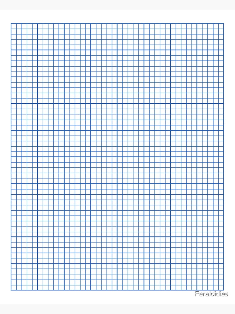 "Graph Paper" Sticker for Sale by Feraloidies | Redbubble