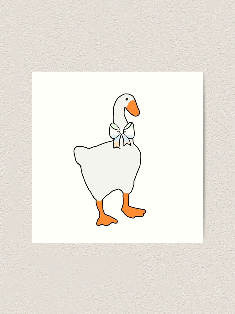 "Horrible goose - unlabeled LGBTQ+ flag Ribbon (with black outline ...