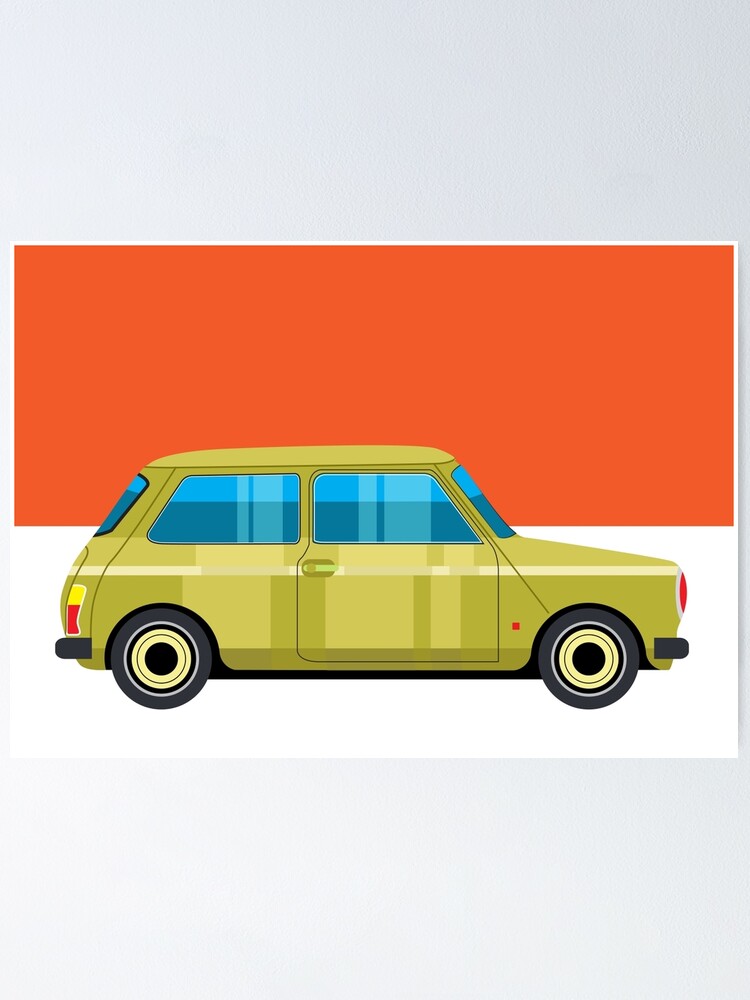 "Mini Cooper - pop art car" Poster by VictorCalomfir | Redbubble