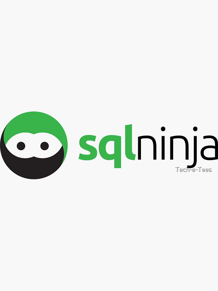 "SQL Ninja" Sticker for Sale by Tech-e-Tees | Redbubble