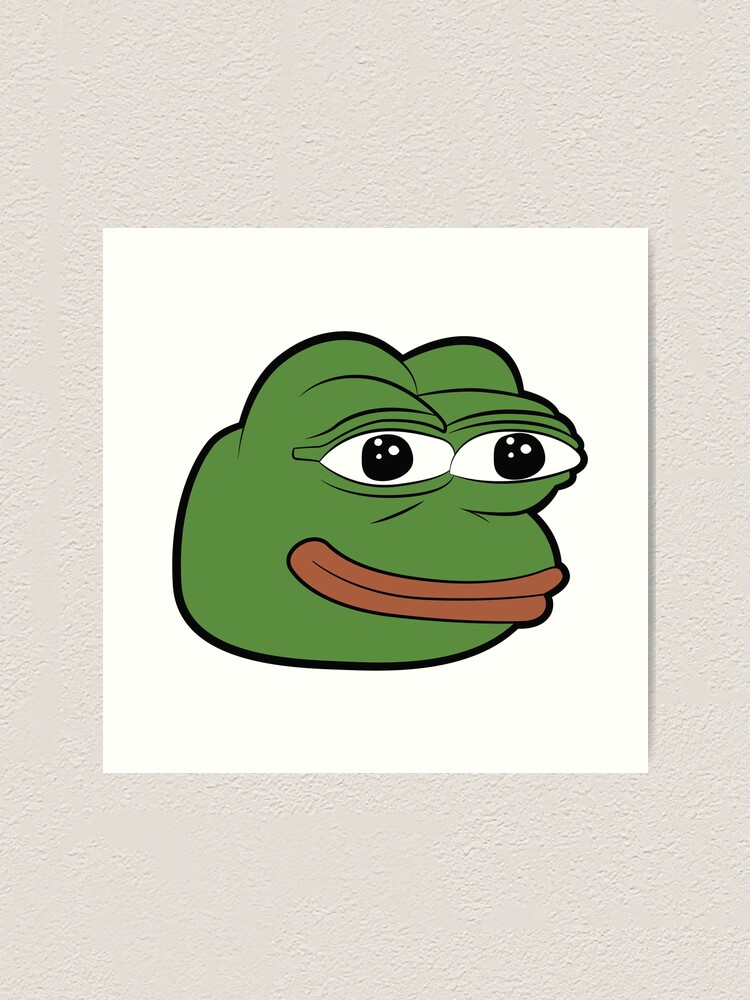 "Pepe the frog Smile HD" Art Print for Sale by walamiF | Redbubble