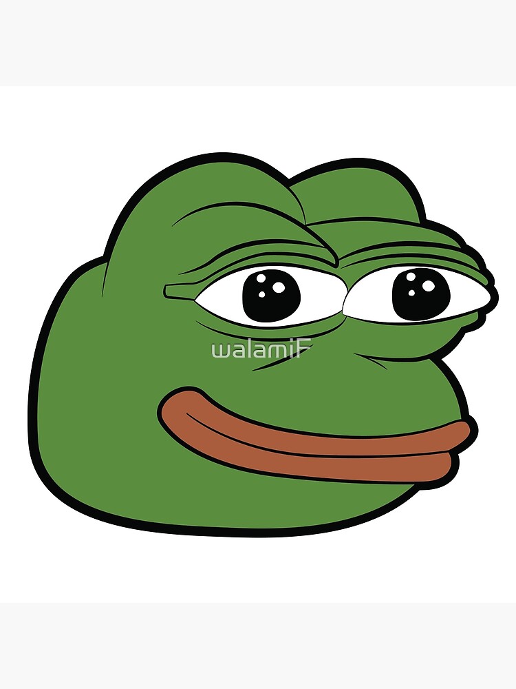 "Pepe the frog Smile HD" Poster for Sale by walamiF | Redbubble