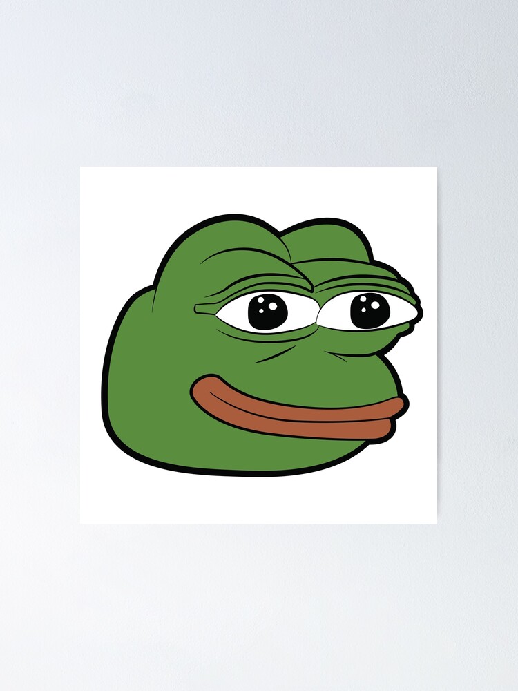 "Pepe the frog Smile HD" Poster for Sale by walamiF | Redbubble