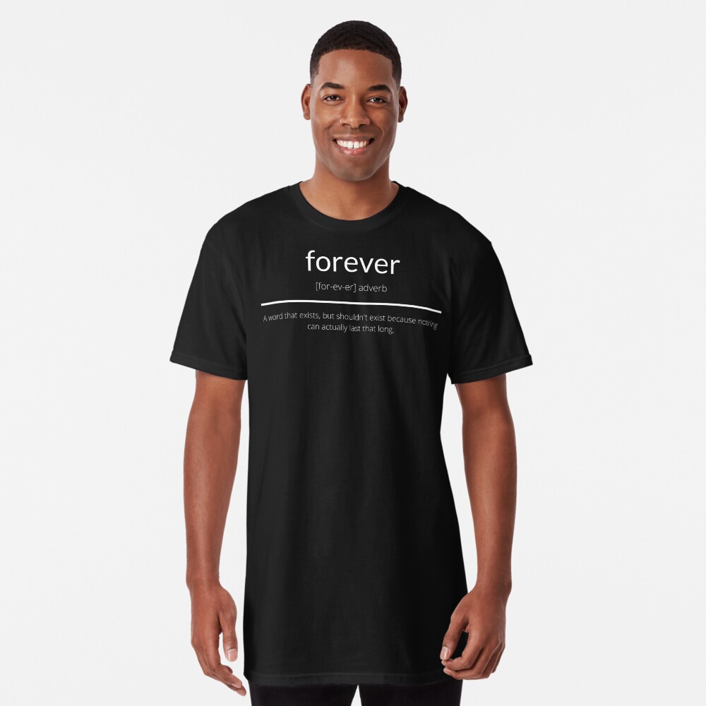 "Forever Definition" Sticker for Sale by Smashedjack | Redbubble