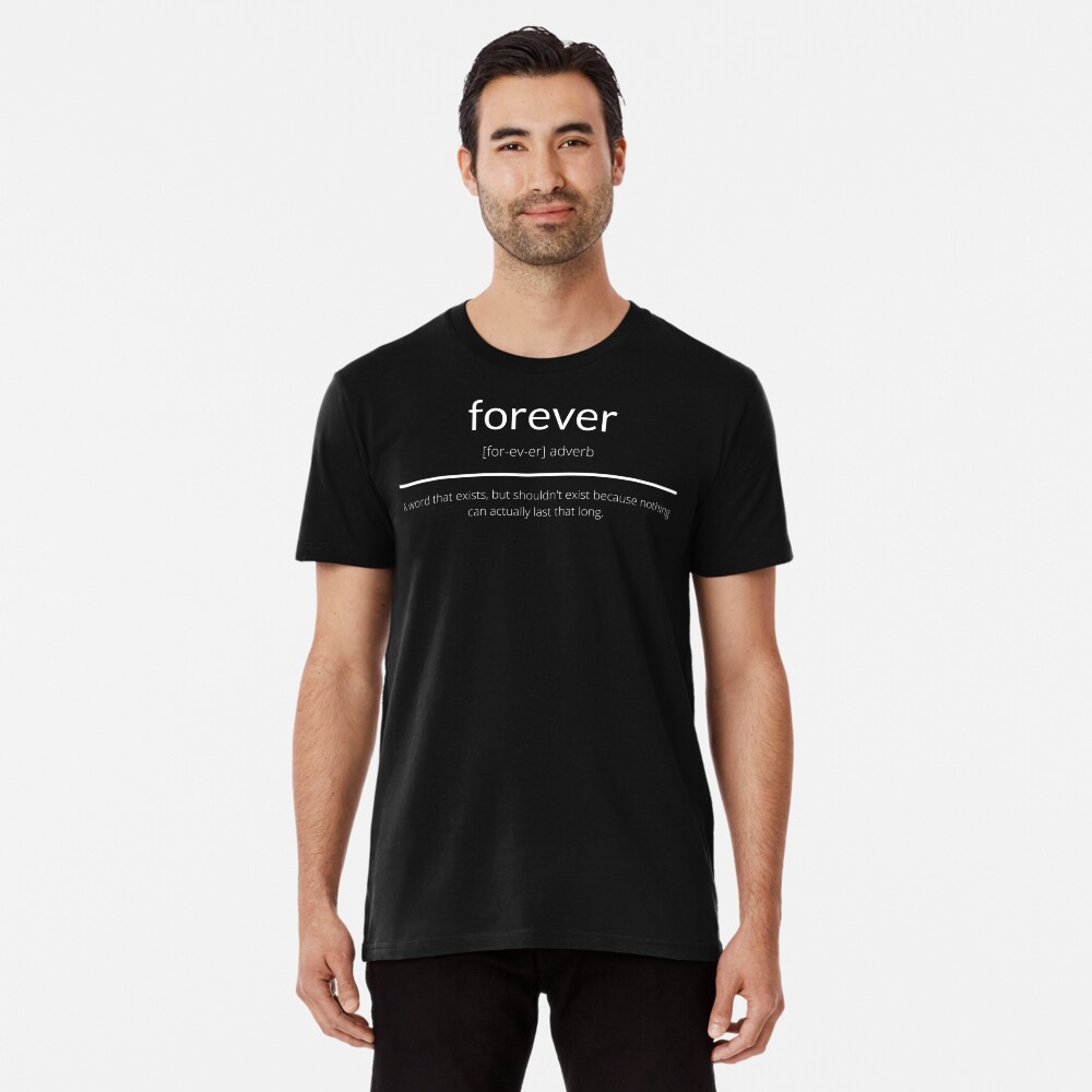 "Forever Definition" Sticker for Sale by Smashedjack | Redbubble