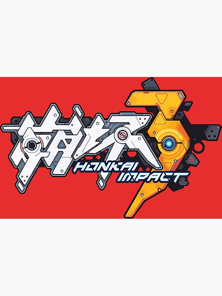 "honkai illustrasi logo" Poster for Sale by knightjamie | Redbubble