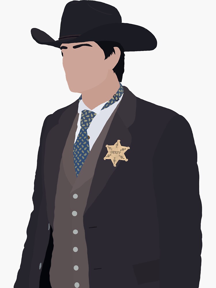 "sheriff ray" Sticker for Sale by rebeccaguzzo23 | Redbubble