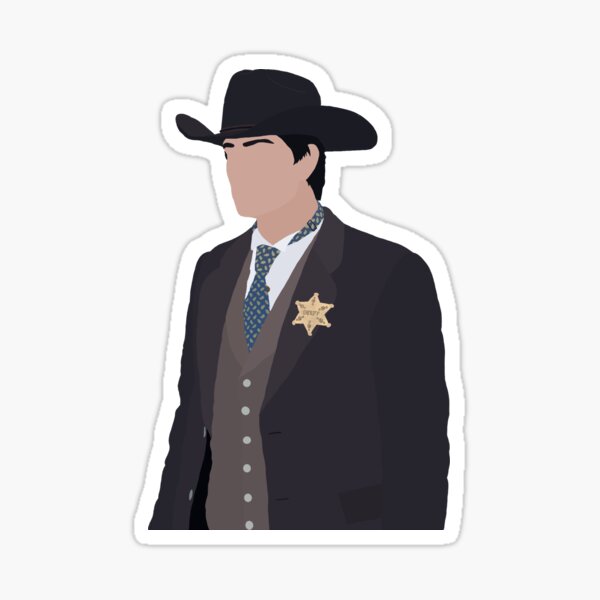 "sheriff ray" Sticker for Sale by rebeccaguzzo23 | Redbubble