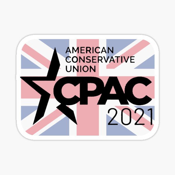 "CPAC 2021" Sticker for Sale by fullbloom8 | Redbubble