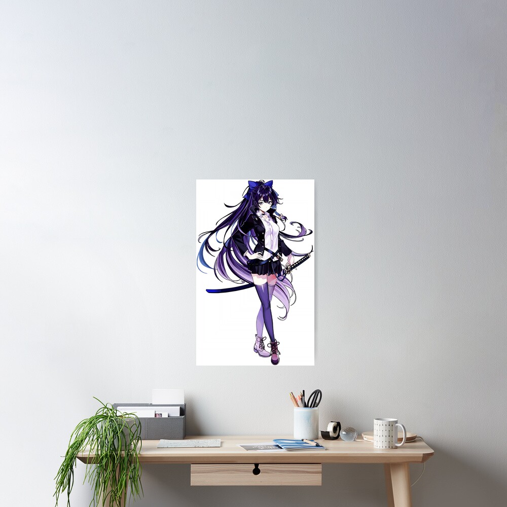 "honkai raiden mei" Poster by knightjamie | Redbubble
