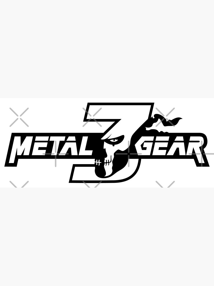 "Metal Gear Solid 3 Creative Logo" Poster by NEKA-Shop | Redbubble