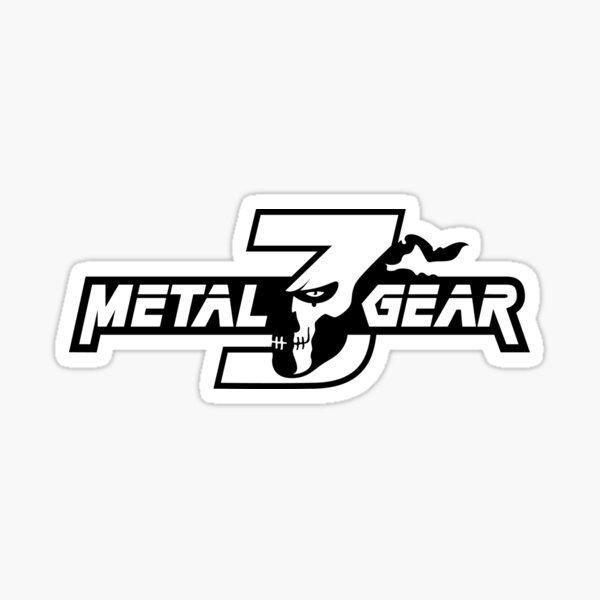 "Metal Gear Solid 3 Creative Logo" Sticker for Sale by NEKA-Shop ...