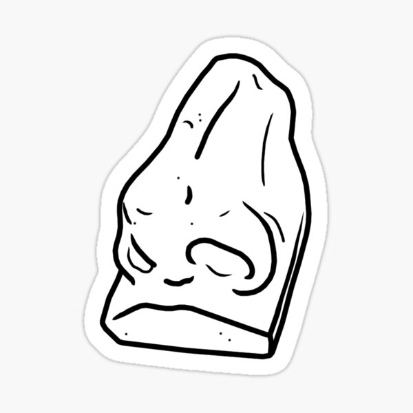 "Nose" Sticker by ENKAYZ | Redbubble