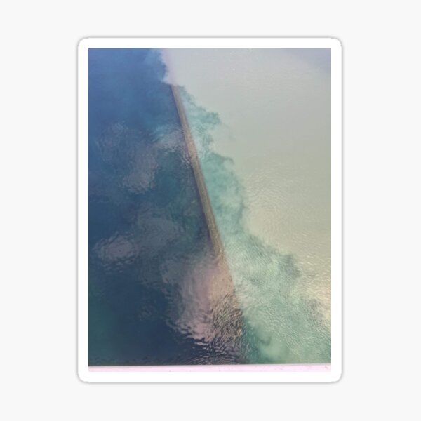 "Point where two rivers meet" Sticker by AidanCrilly97 | Redbubble