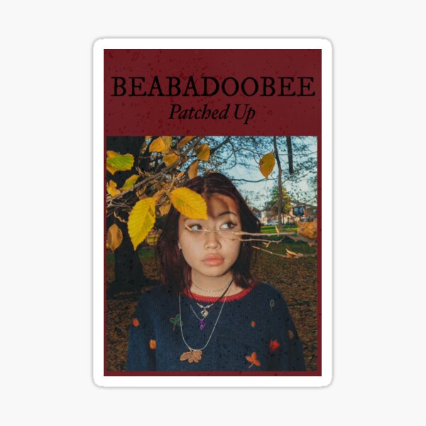 "Beabadoobee Patched Up Poster" Sticker for Sale by nicolepee | Redbubble