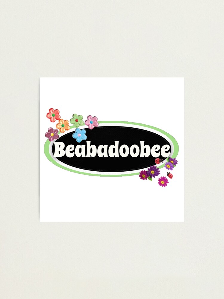 "Beabadoobee Name Logo Art" Photographic Print by nicolepee | Redbubble