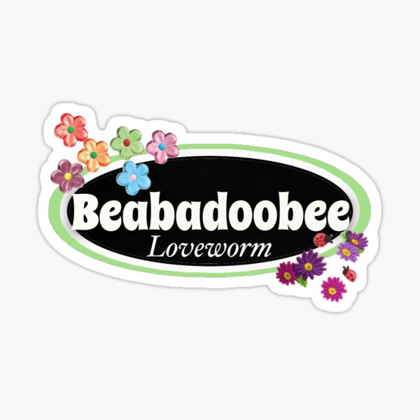 "Beabadoobee Loveworm" Sticker for Sale by nicolepee | Redbubble