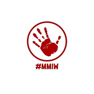 "Missing and Murdered Indigenous Women #MMIW Red Hand" Art Print for ...
