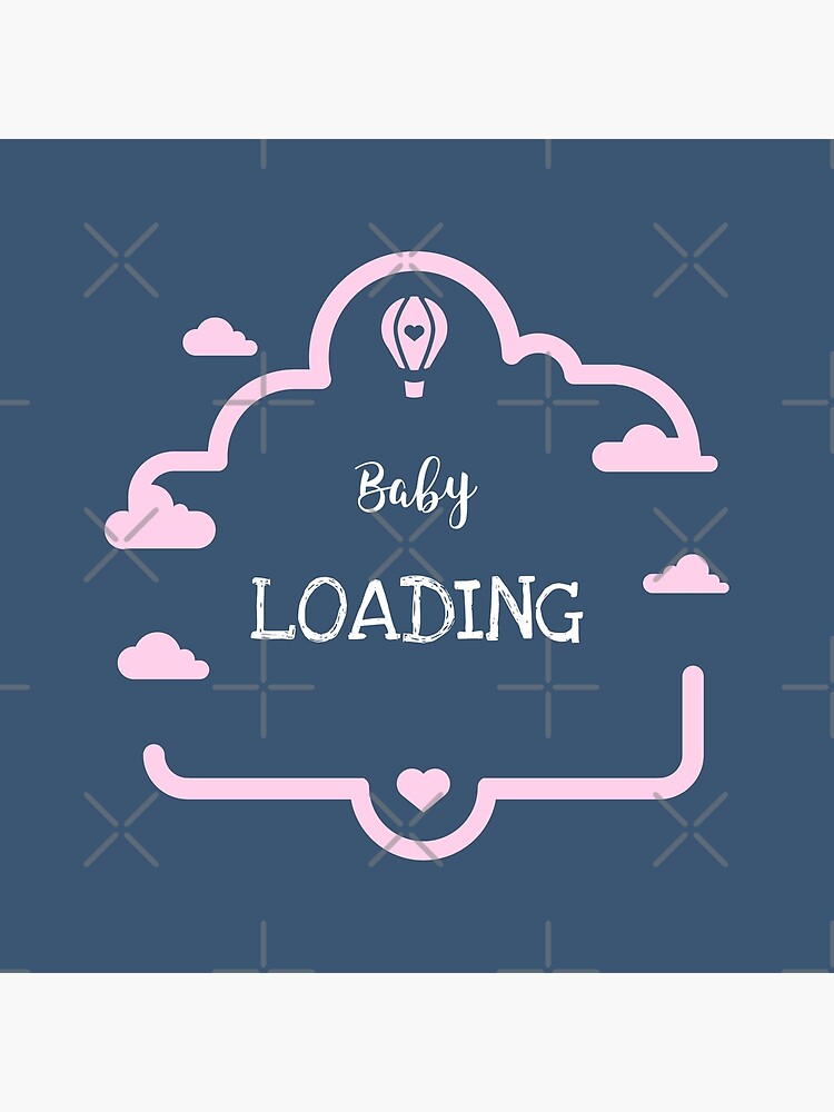 "Cute Baby Loading Pregnancy Gift" Poster for Sale by Banner-Ink ...