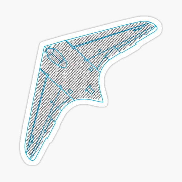 Stealth Bomber Stickers | Redbubble