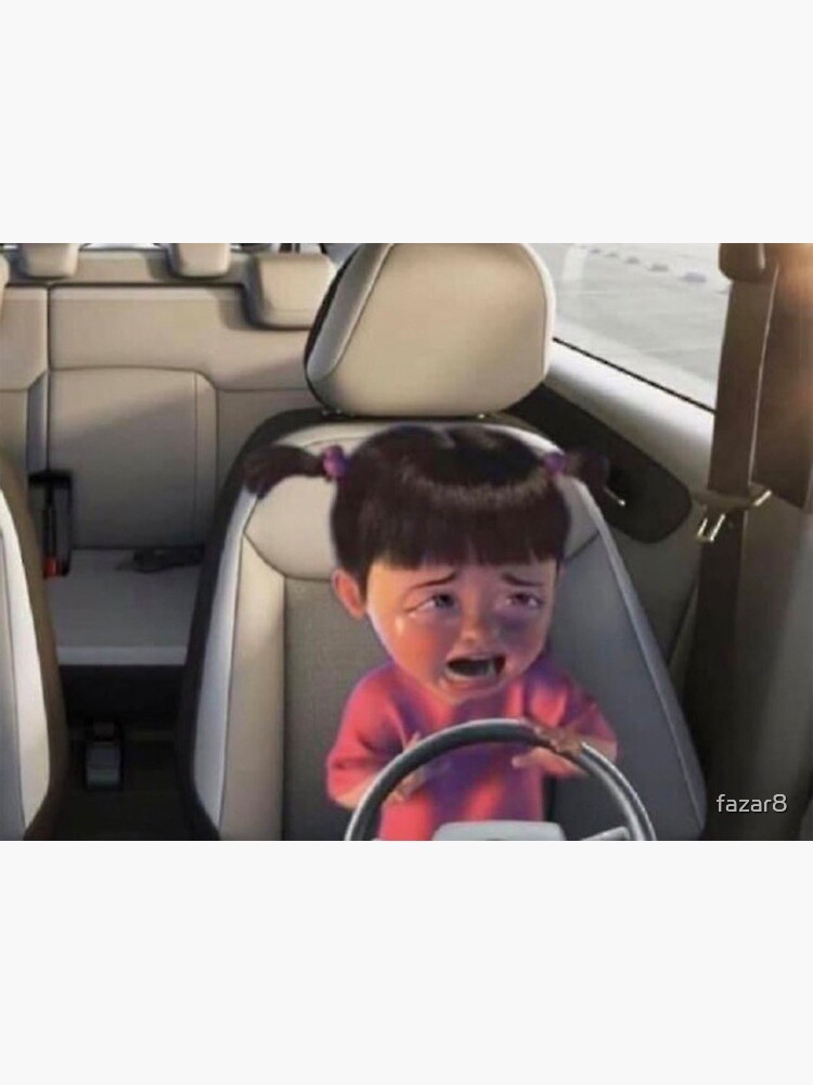 "Crying Boo driving" Sticker for Sale by fazar8 | Redbubble