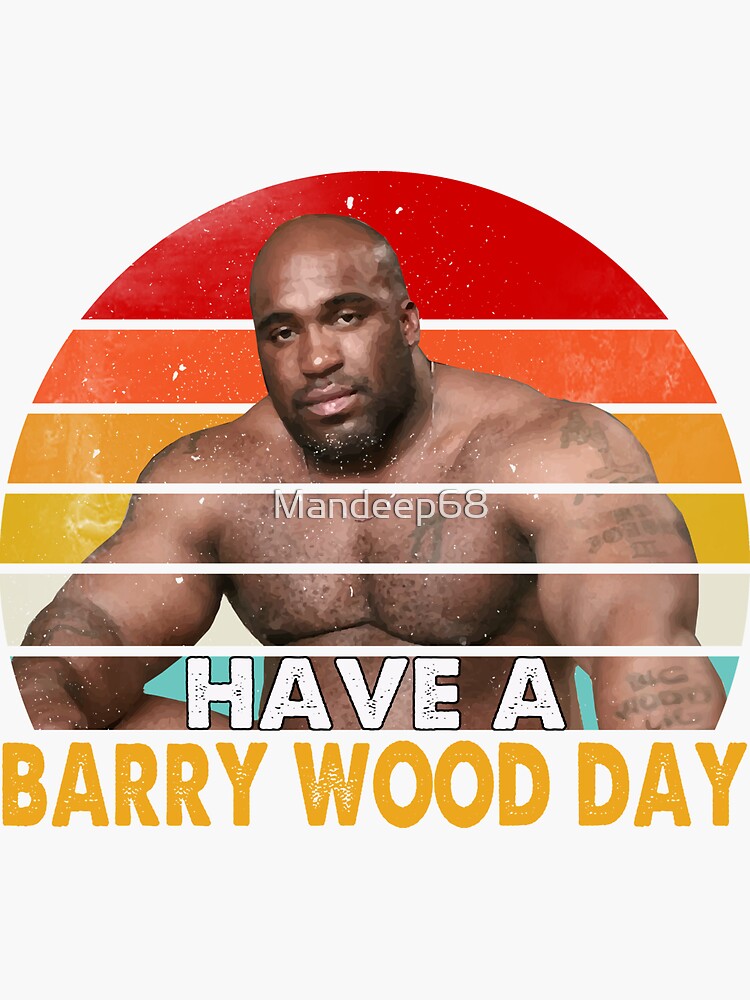 "Barry Wood Bobblehead" Sticker by Mandeep68 | Redbubble