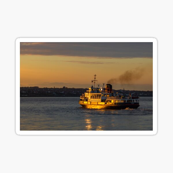 "The Mersey Ferry" Sticker for Sale by PaulMadden | Redbubble